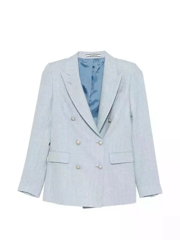 Tagliatore Double-breasted Blazer - Blue
