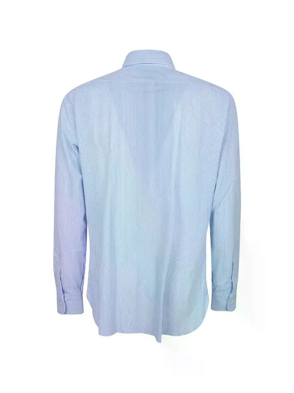 BARBA NAPOLI Striped Shirt - Blue