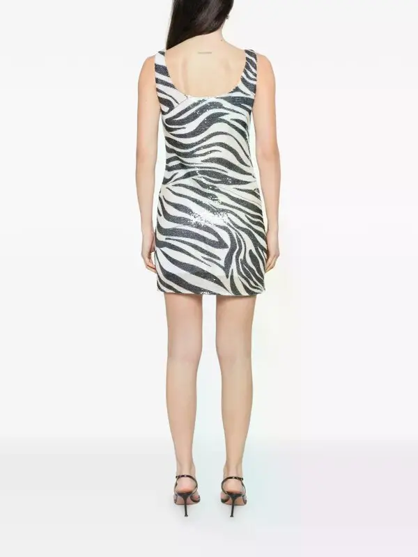 Marella Nigella Zebra-print Mini Dress