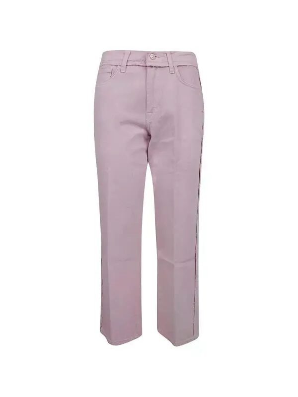 7 For All Mankind Stovepipe Jeans - Pink