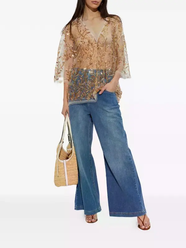 Munthe Babur Leaf-detail Top