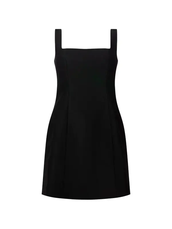 TWENTY FOURHAITCH Square-neck Dress - Black