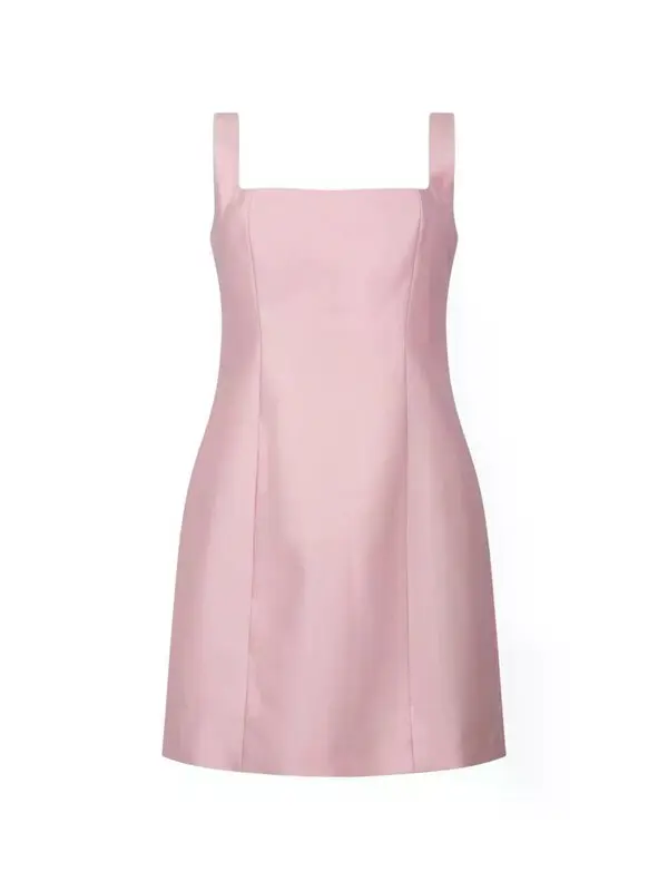 TWENTY FOURHAITCH Square-neck Dress - Pink