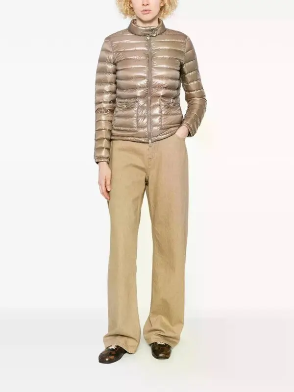 Herno Front-pocket Zip-fastening Jacket - Neutrals