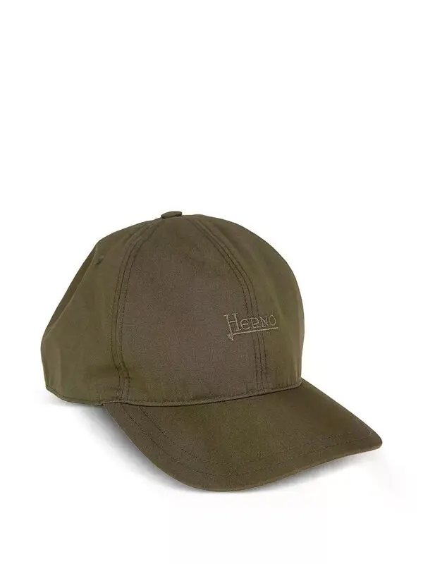 Herno Cotton Baseball Cap - Green