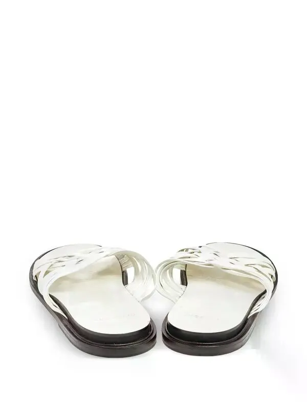 Givenchy Leather Strappy Slip-on Sandals
