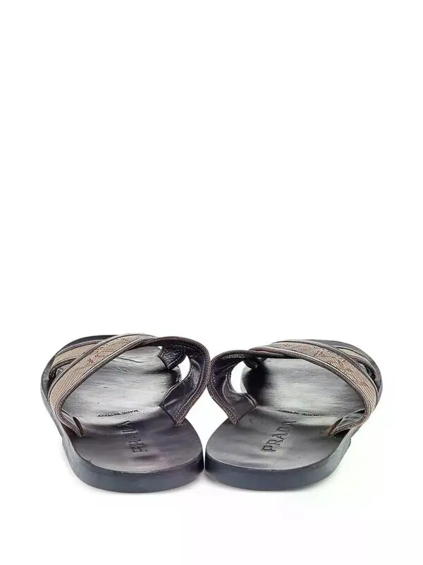 Prada Logo-jacquard Sandals