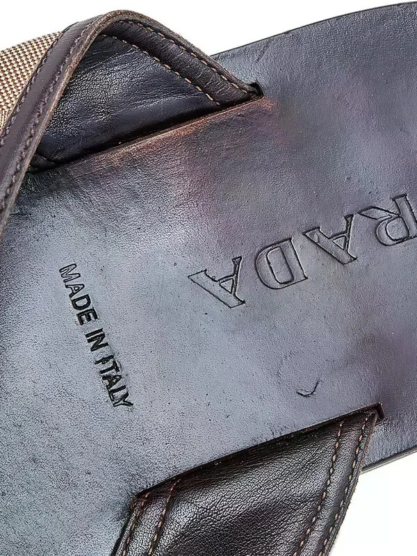 Prada Logo-jacquard Sandals