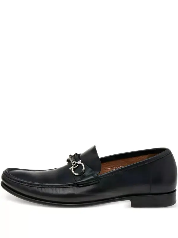 FERRAGAMO Calf Leather Gancini Loafers