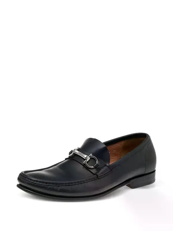 FERRAGAMO Calf Leather Gancini Loafers