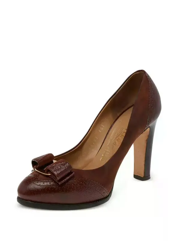FERRAGAMO 110mm Vara-bow Pumps