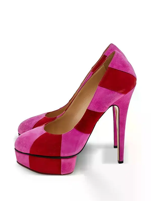CHARLOTTE OLYMPIA 145mm Colour-block Platform Pumps