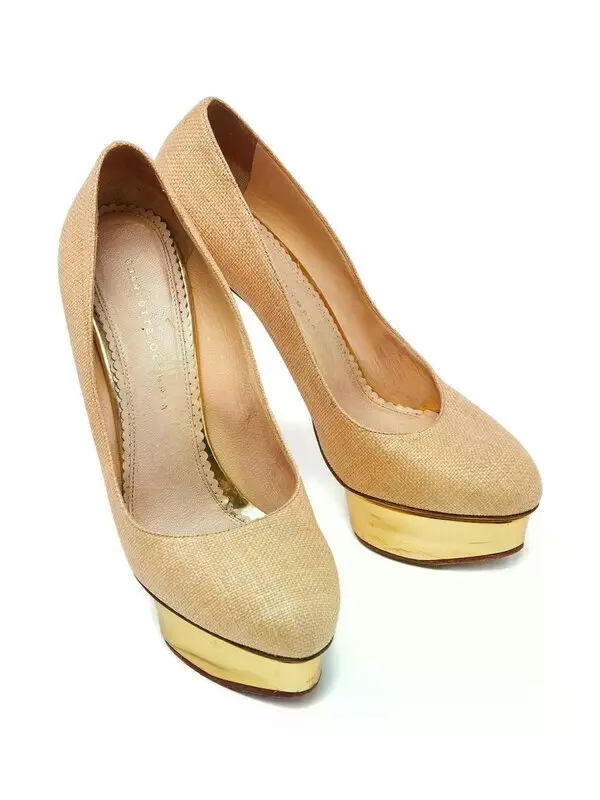 CHARLOTTE OLYMPIA 150mm Woven Platform Stiletto Pumps