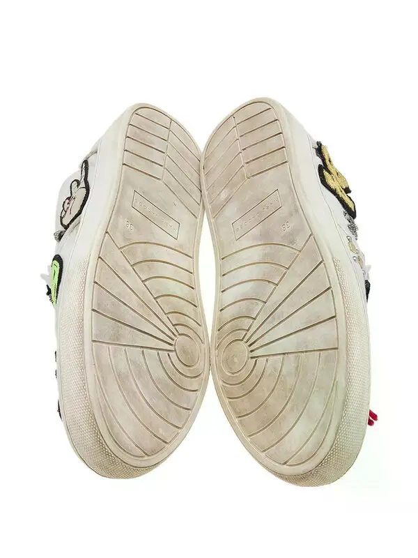 Marc Jacobs Patch Embellished Slip-on Sneakers