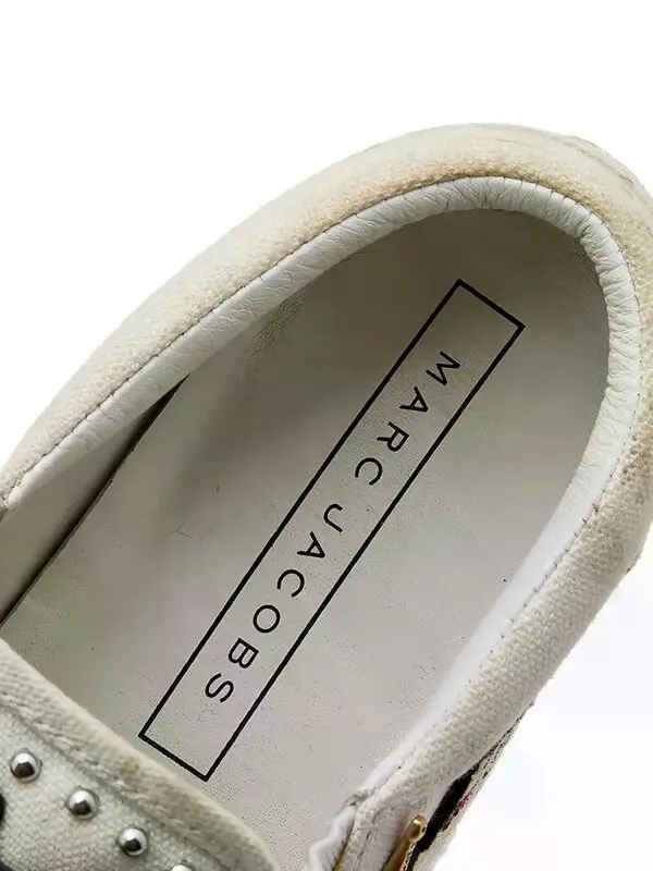 Marc Jacobs Patch Embellished Slip-on Sneakers