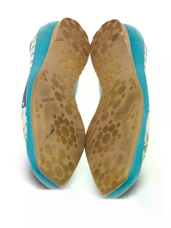 JIMMY CHOO Geometric Print Ballet Flats