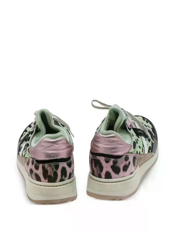 Dolce & Gabbana Leopard Print Lace-up Sneakers