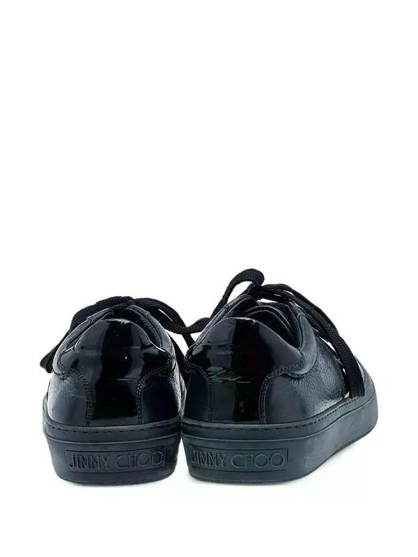 JIMMY CHOO Leather Lace-up Sneakers