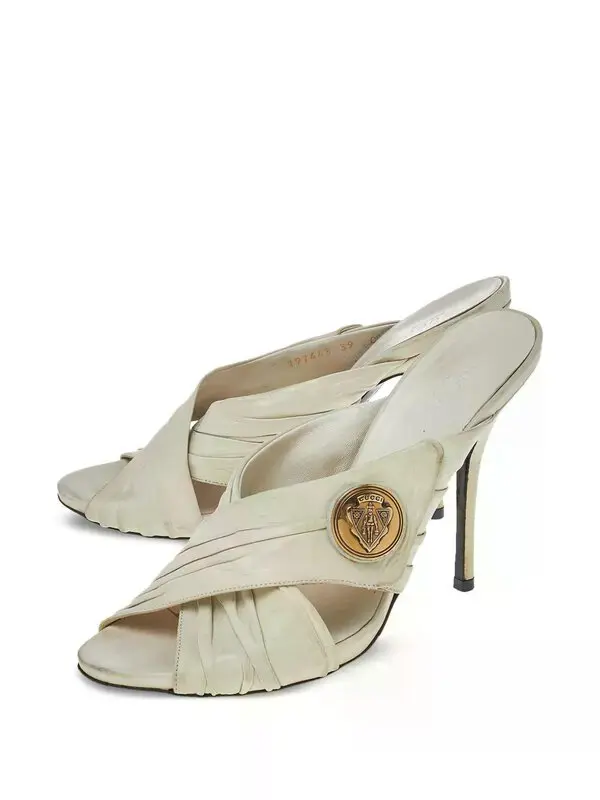 Gucci 120mm Leather Sandals