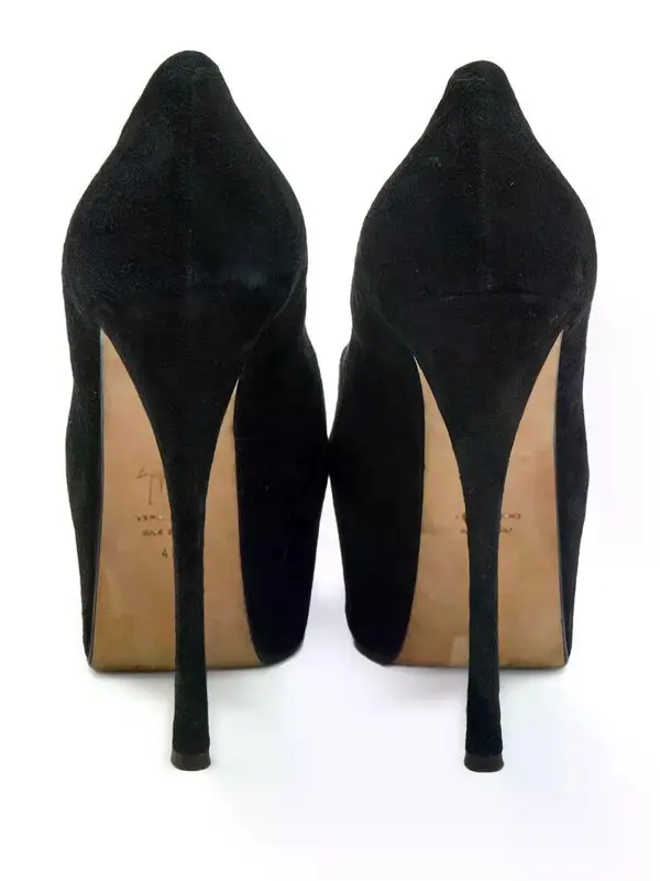 GIUSEPPE ZANOTTI Suede Platform Stiletto Pumps