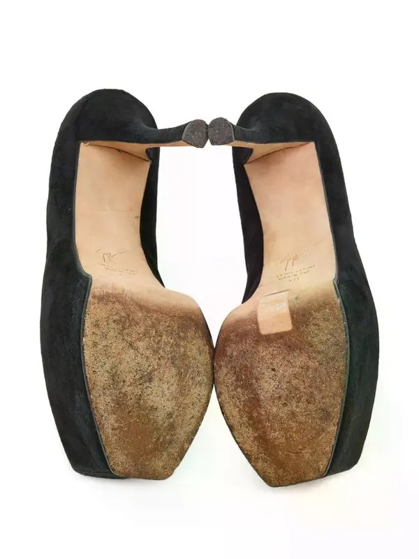 GIUSEPPE ZANOTTI Suede Platform Stiletto Pumps
