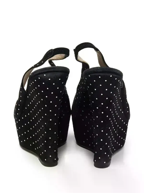 LE SILLA 140mm Crystal-embellished Wedge Sandals