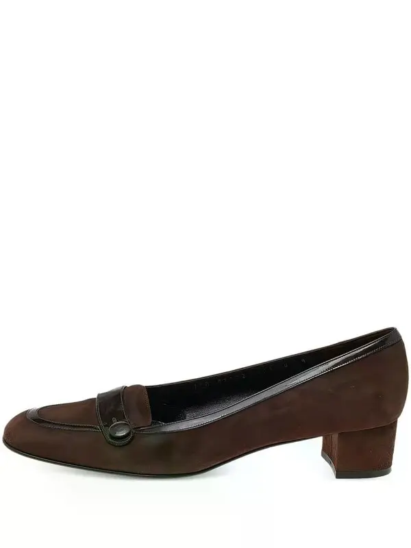 FERRAGAMO 40mm Suede Loafers