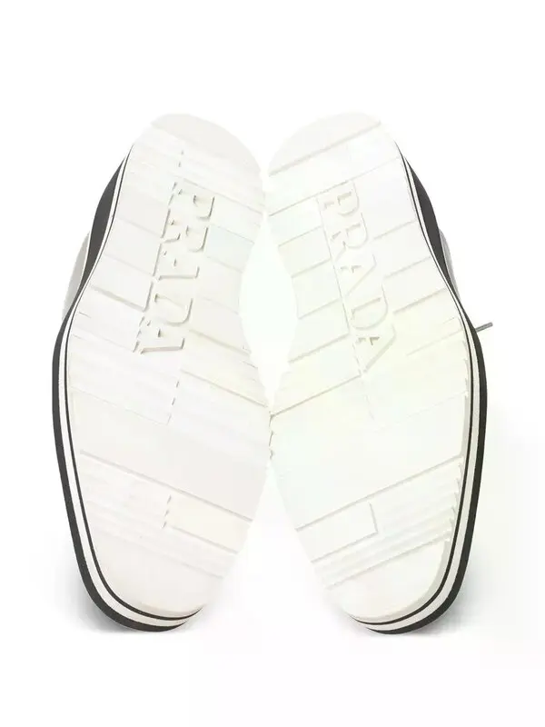 Prada 45mm Leather Oxford Shoes With Floral Print