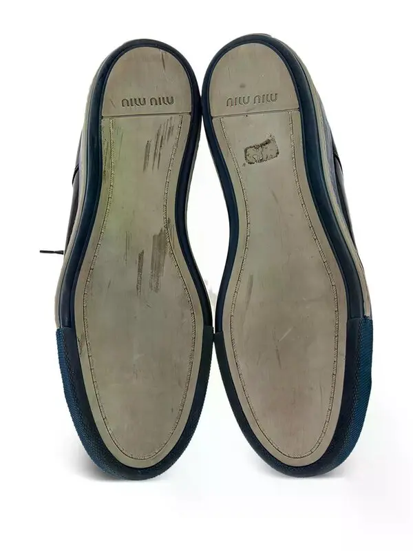 Miu Miu Patent Platform Derby Shoes