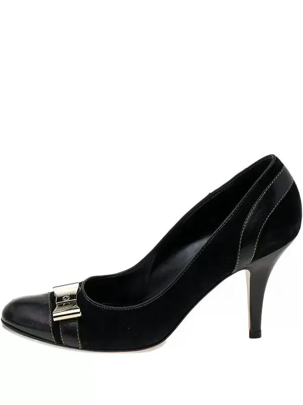 Gucci Suede Bow Pumps