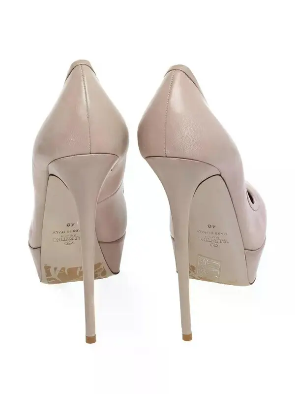 Valentino Garavani 145mm Platform Leather Pumps