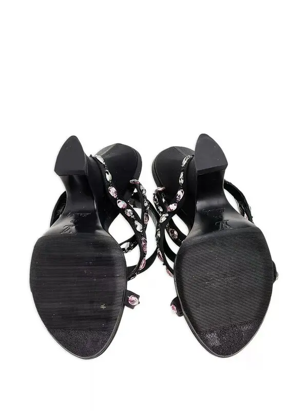 LOUIS VUITTON Crystal-embellished Heeled Sandals