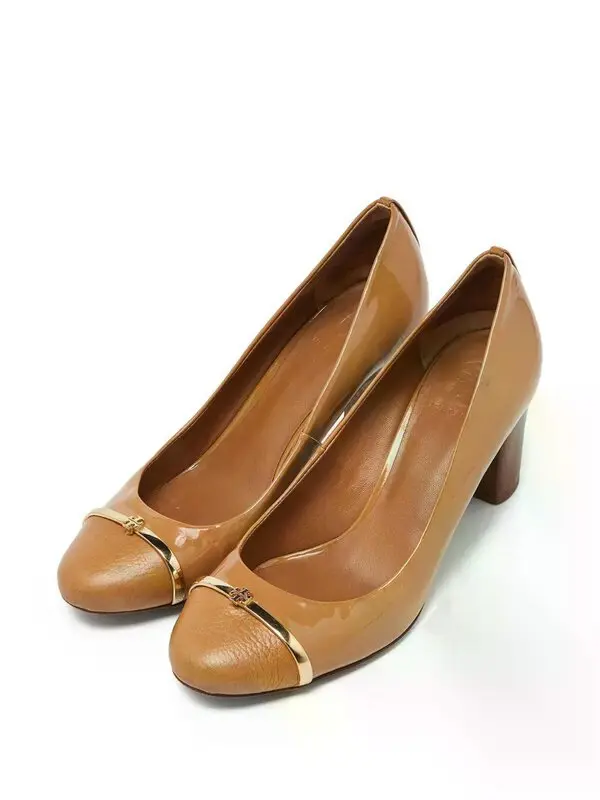 Tory Burch Patent Leather Block Heel Pumps