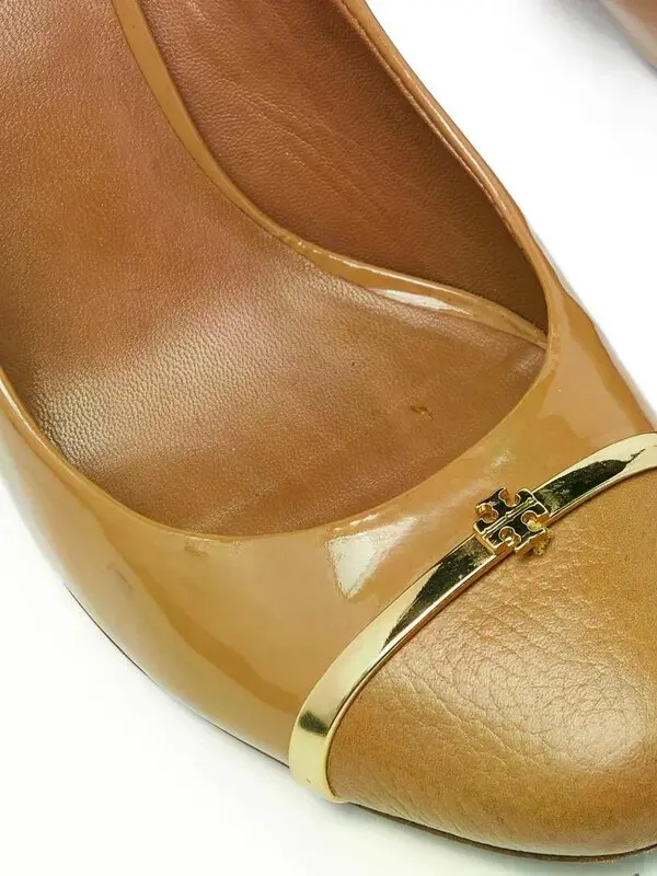Tory Burch Patent Leather Block Heel Pumps