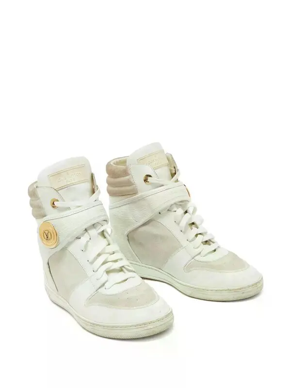 LOUIS VUITTON Pi Leather High-top Sneakers