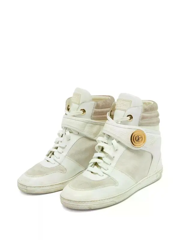 LOUIS VUITTON Pi Leather High-top Sneakers