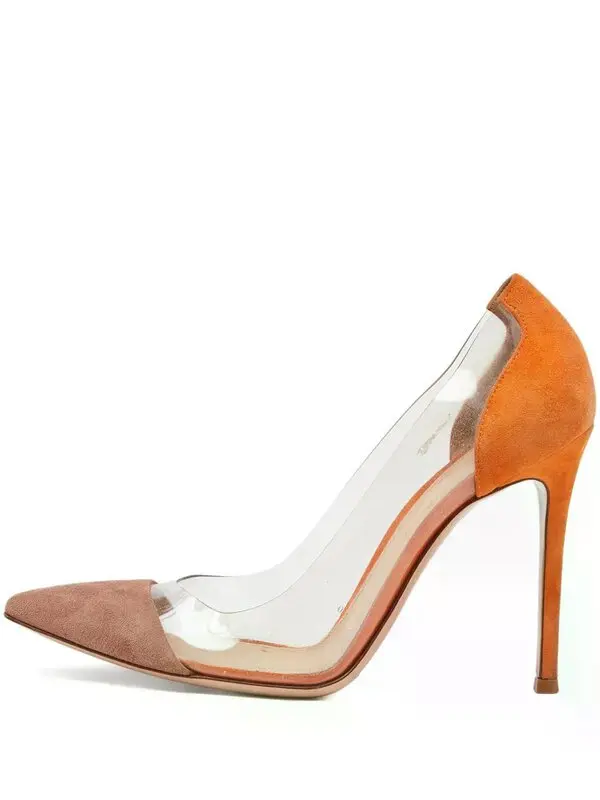 GIANVITO ROSSI Plexi Two-tone Pumps
