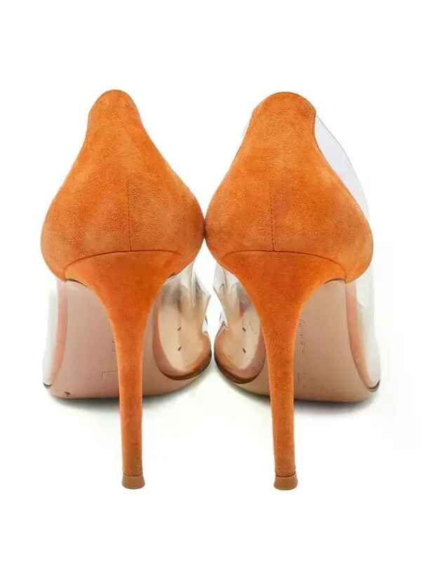 GIANVITO ROSSI Plexi Two-tone Pumps