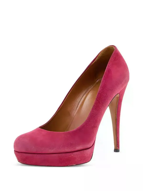 Gucci Suede Platform Stiletto Pumps