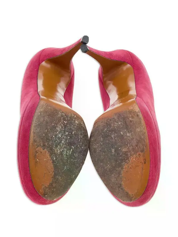 Gucci Suede Platform Stiletto Pumps