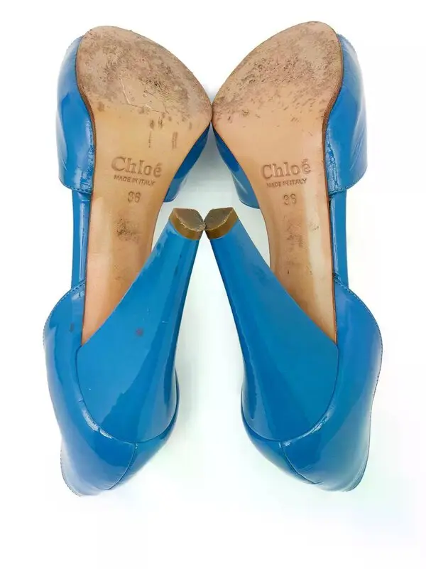 Chloé 100mm Peep-toe Pumps