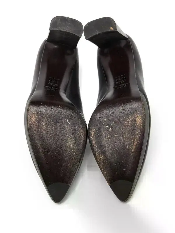 STUART WEITZMAN 105mm Pointed-toe Block Heel Pumps