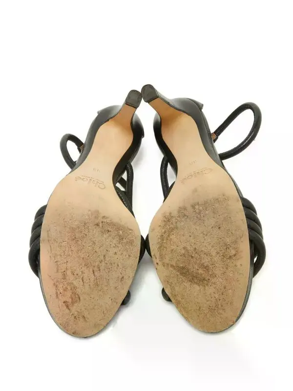 Chloé 105mm Leather Heeled Sandals