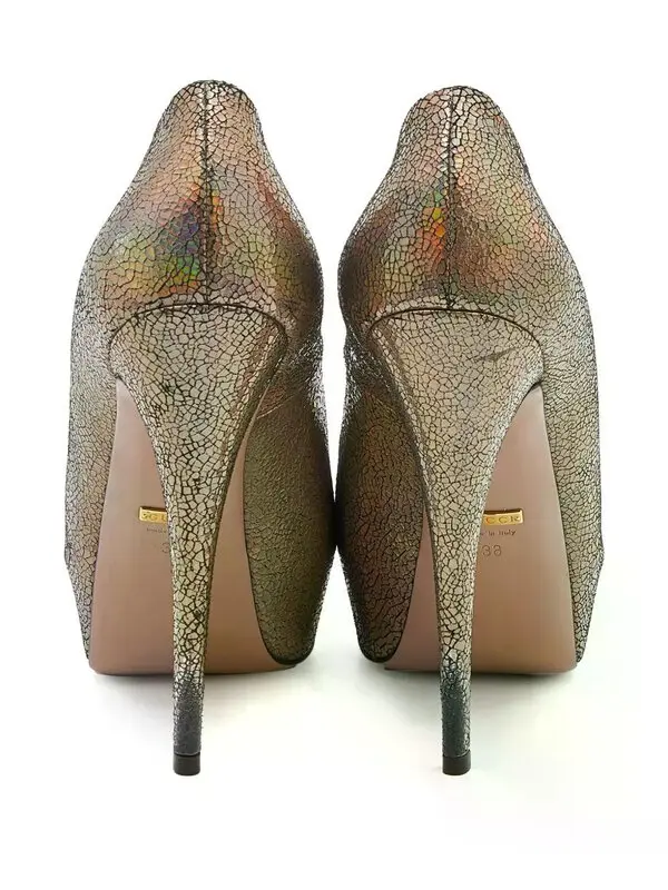 Gucci 140mm Platform Peep-toe Pumps