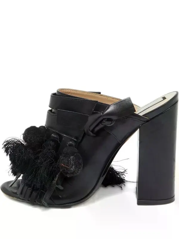 N°21 Leather Heeled Mules