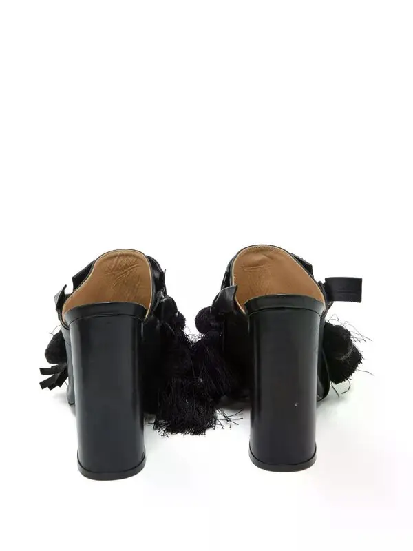 N°21 Leather Heeled Mules