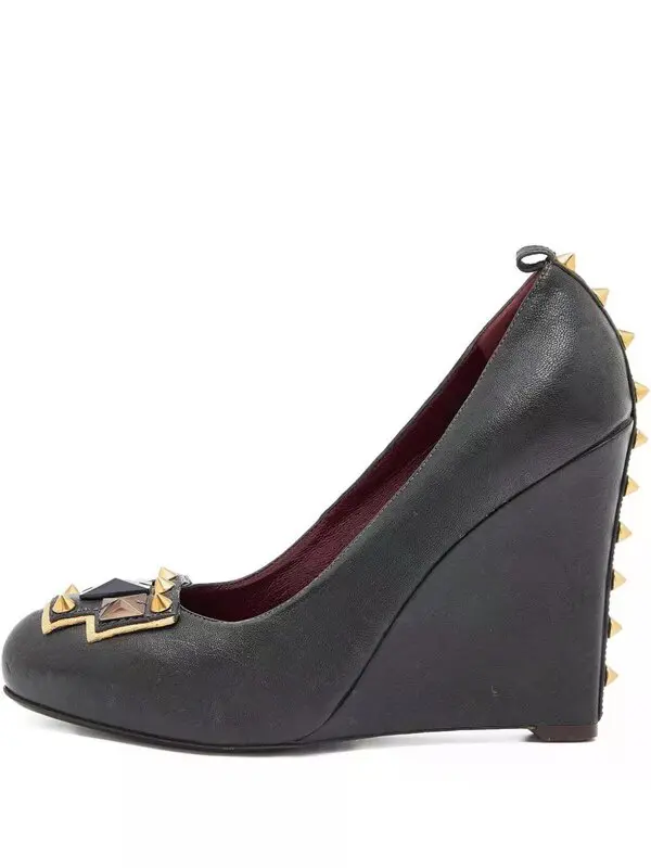 Marc Jacobs Embellished Wedge Pumps