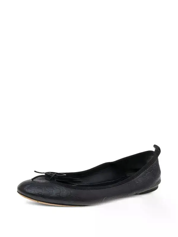 Gucci Guccissima Leather Ballet Flats
