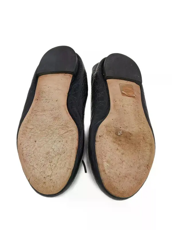 Gucci Guccissima Leather Ballet Flats