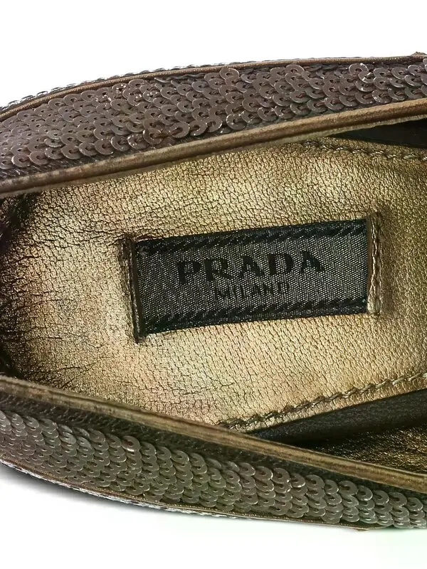 Prada 105mm Mary Jane Leather Pumps